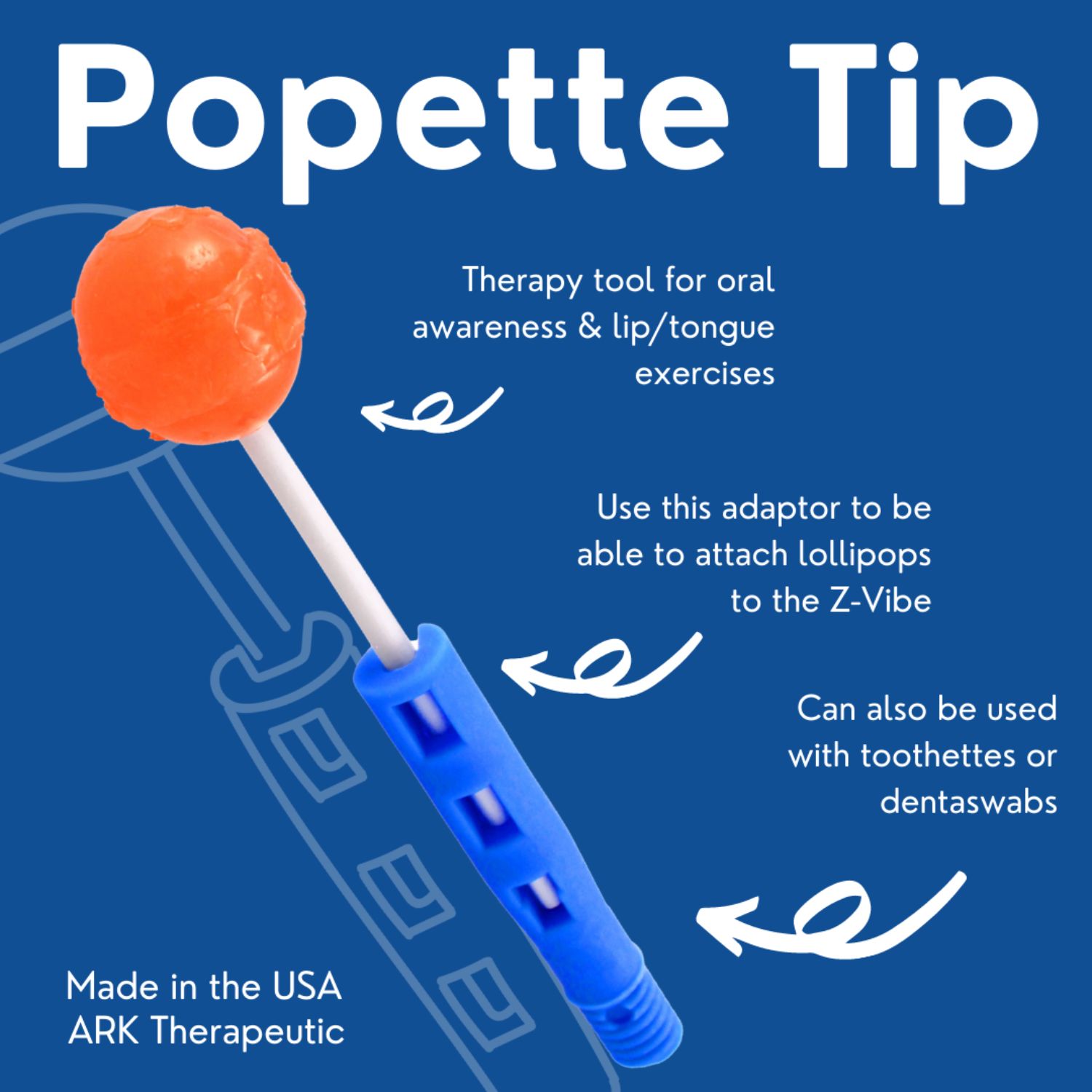 ARK Popette Tip voor Z-Vibe® - Kauwsieraden & meer